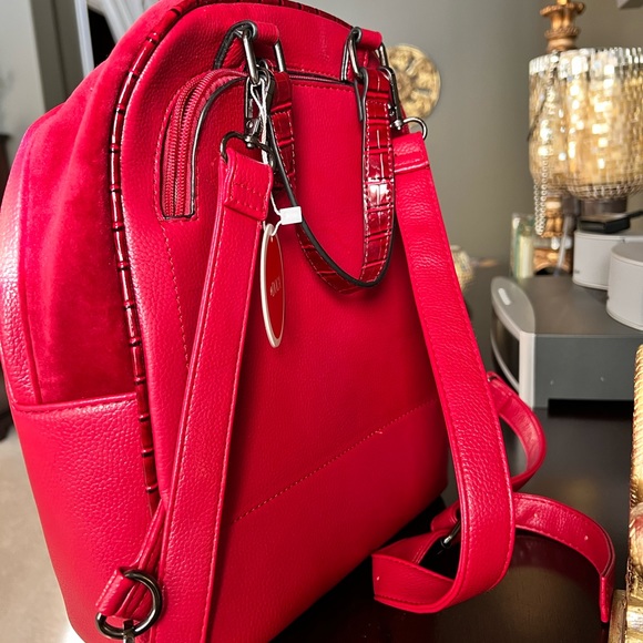 Doca | Accessories | Nwt Doca Backpack Gorgeous Hot Red Color New With ...